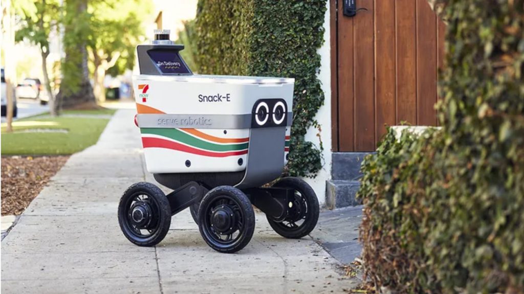 Robots autónomos sustituyen a los vehículos de reparto y llevan la ...